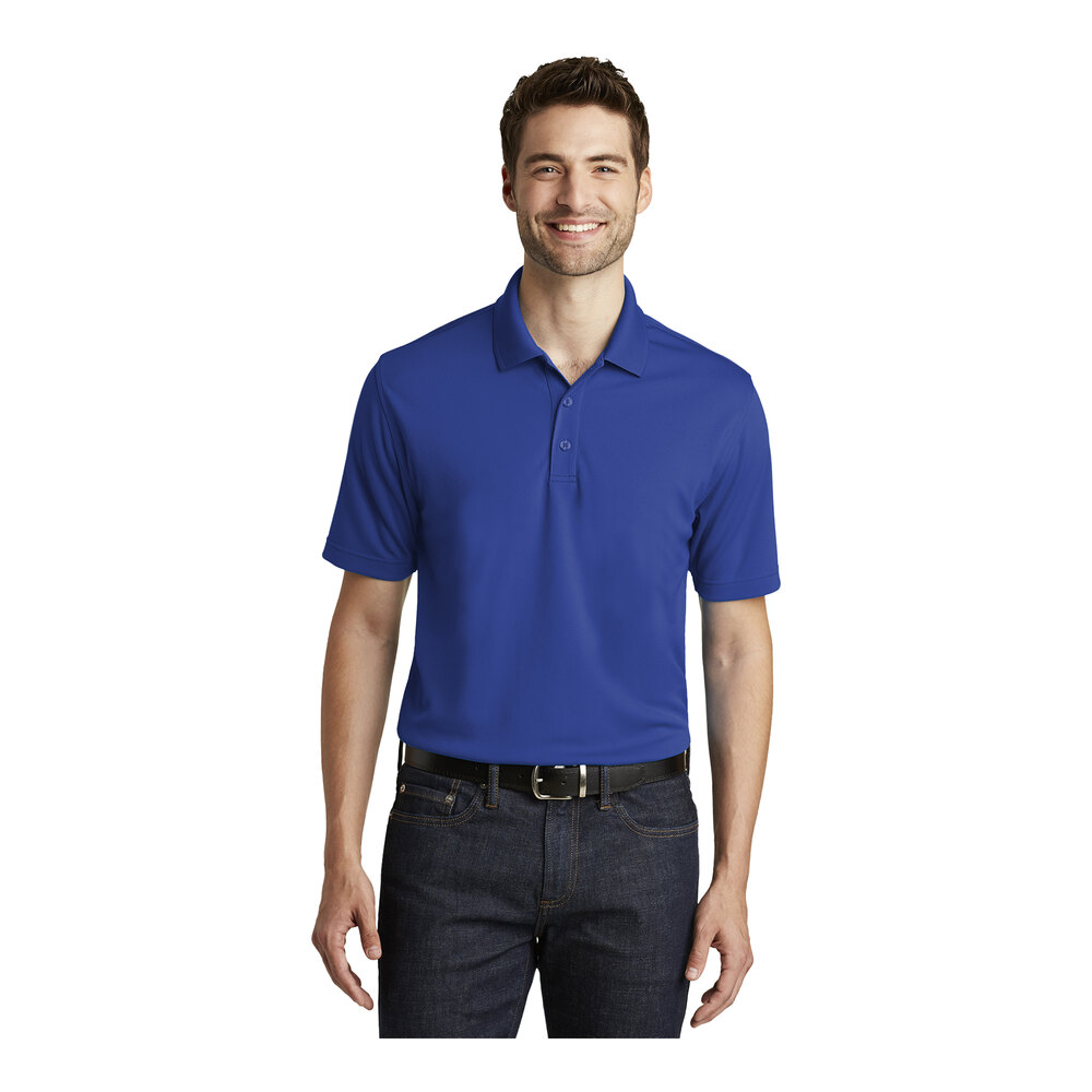 Port Authority K110 Dry Zone Unisex Customizable True Royal Short ...