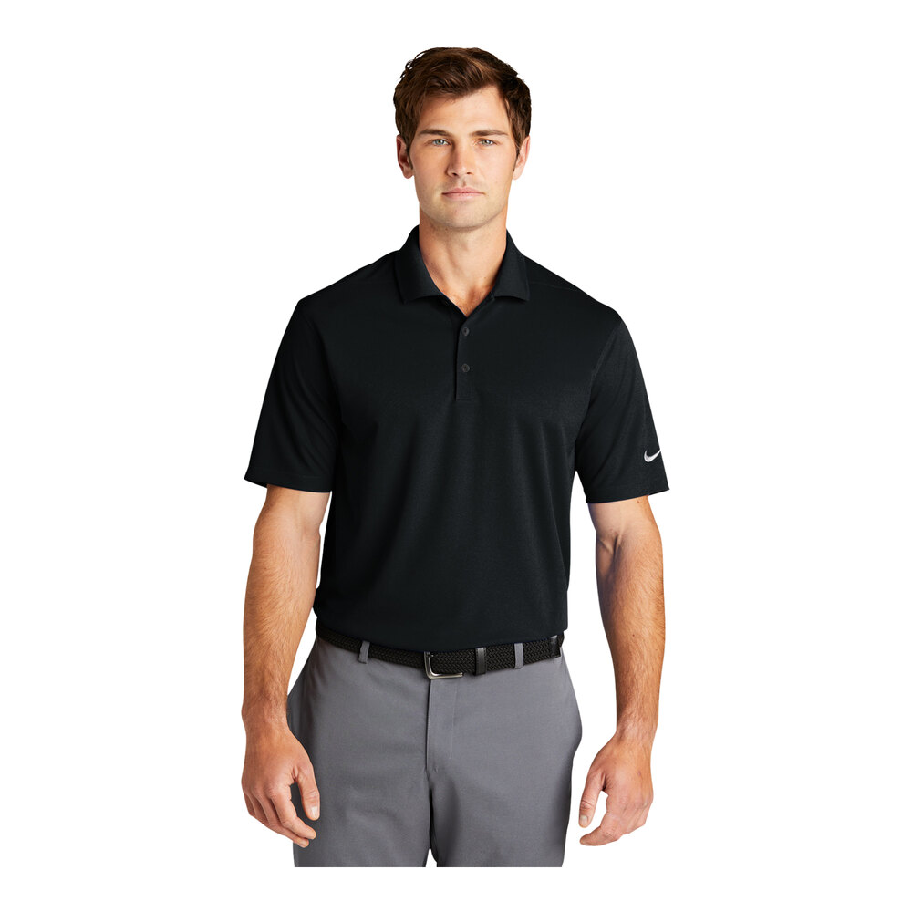 Nike NKDC1963 Unisex Customizable Black Short Sleeve Dri-FIT Micro ...