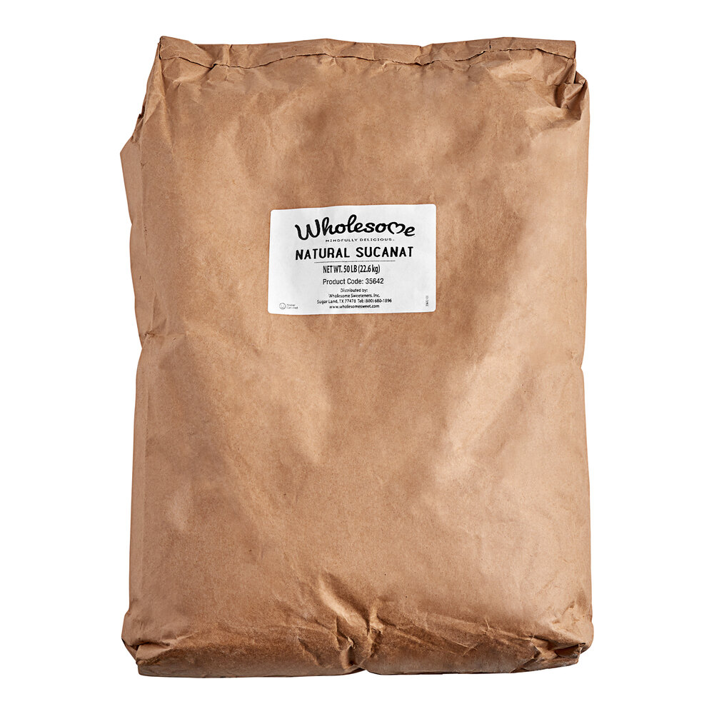Wholesome Sweeteners Natural Sucanat® Sugar 50 lb.