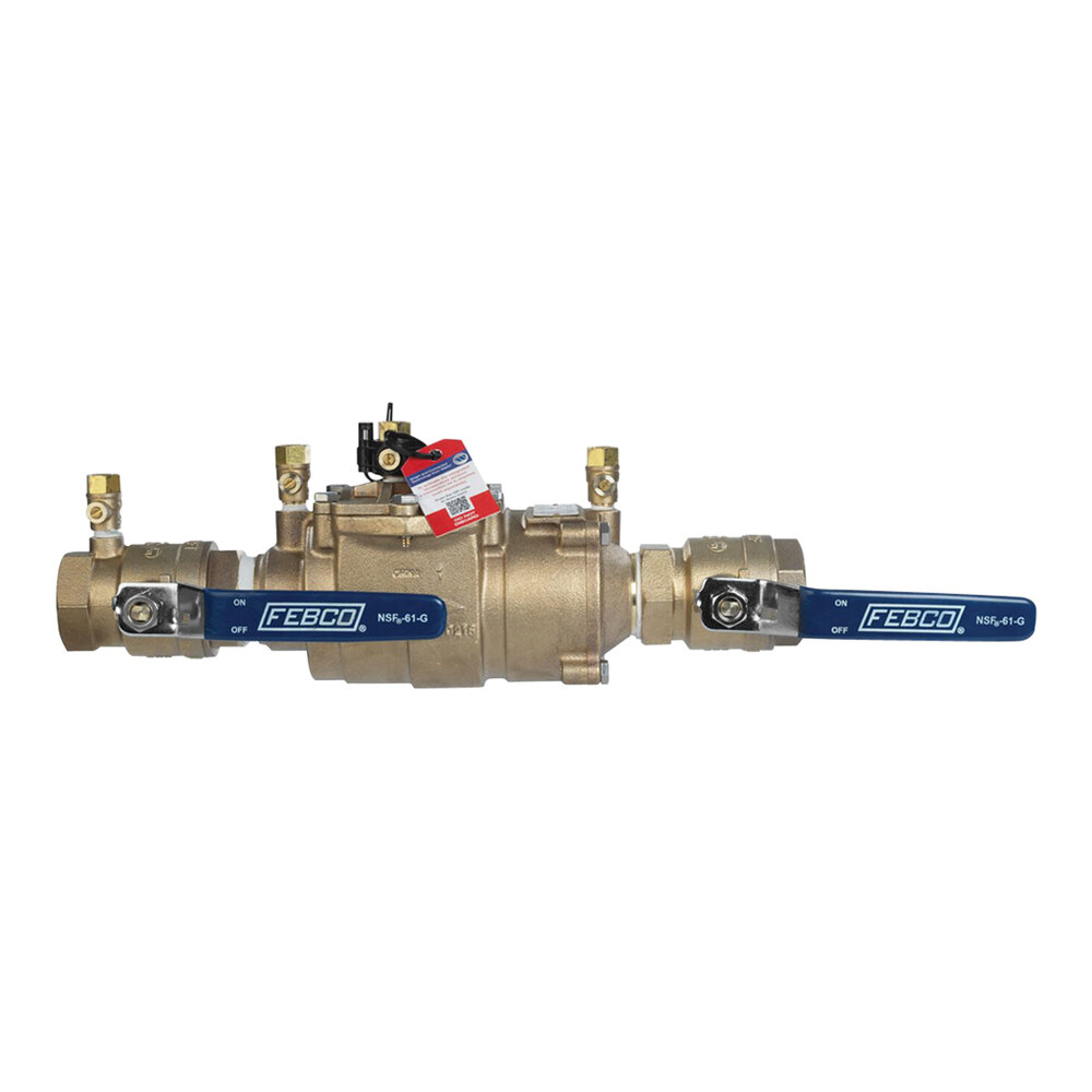FEBCO T683041 LF850-QT-FZ 1 1/4" Double Check Valve Backflow Preventer ...