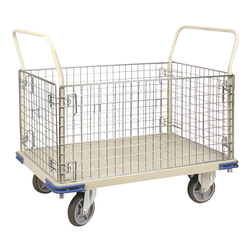 Wesco Industrial Products 30" x 48" Heavy-Duty Steel Wire Cage Platform ...