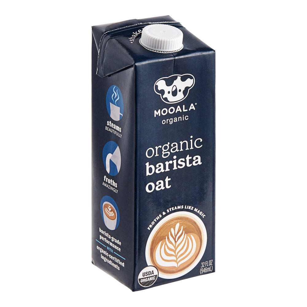 Mooala Organic Barista Oat Milk 32 fl. oz. - 6/Case