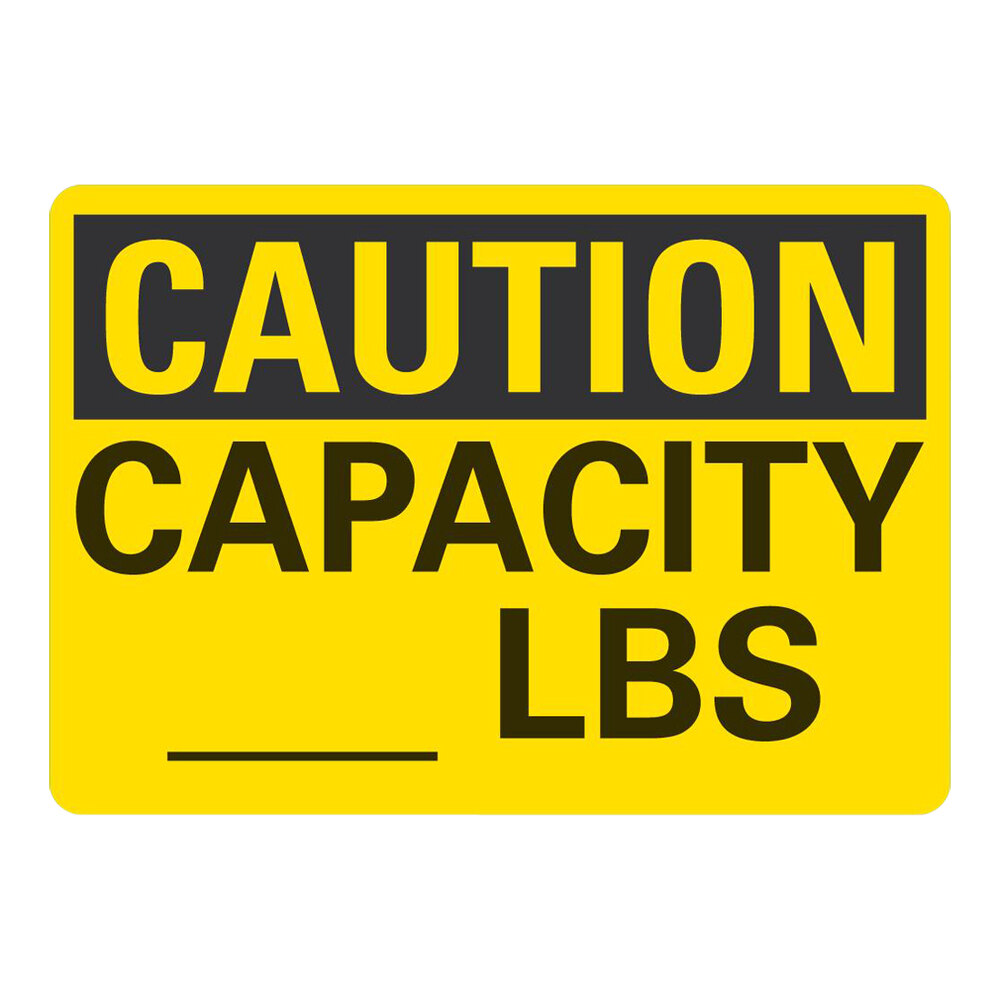 Lavex 10" x 7" Engineer-Grade Reflective Adhesive Vinyl "Caution ...