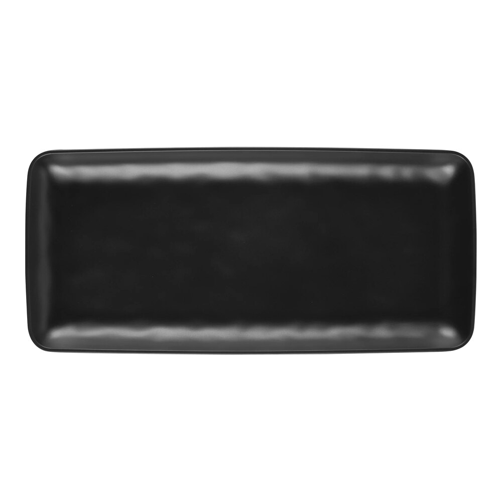Elite Global Solutions Tenaya 14 1/2" x 6 1/2" Black Rectangular ...