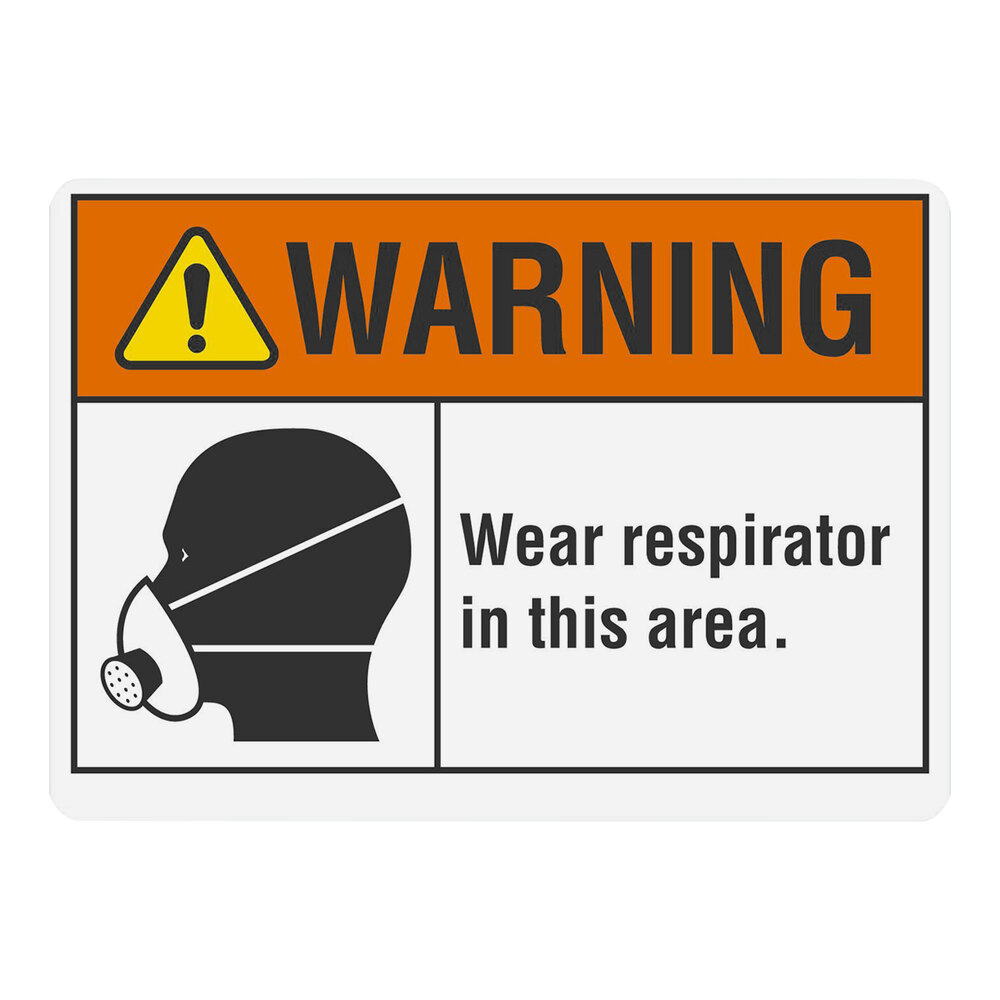 Lavex 10" x 7" Engineer-Grade Reflective Aluminum "Warning / Wear ...