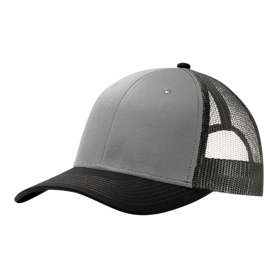 Port Authority C402 Customizable Gusty Gray / Black / Gray Steel 6 ...