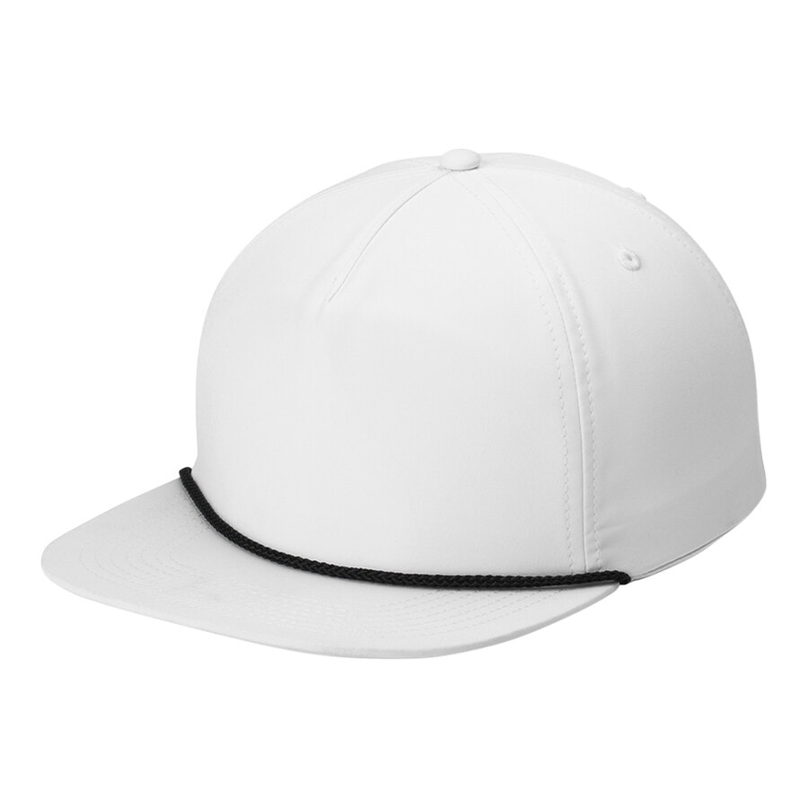 Port Authority C981 Customizable White / Black 5-Panel Camper Cap With ...