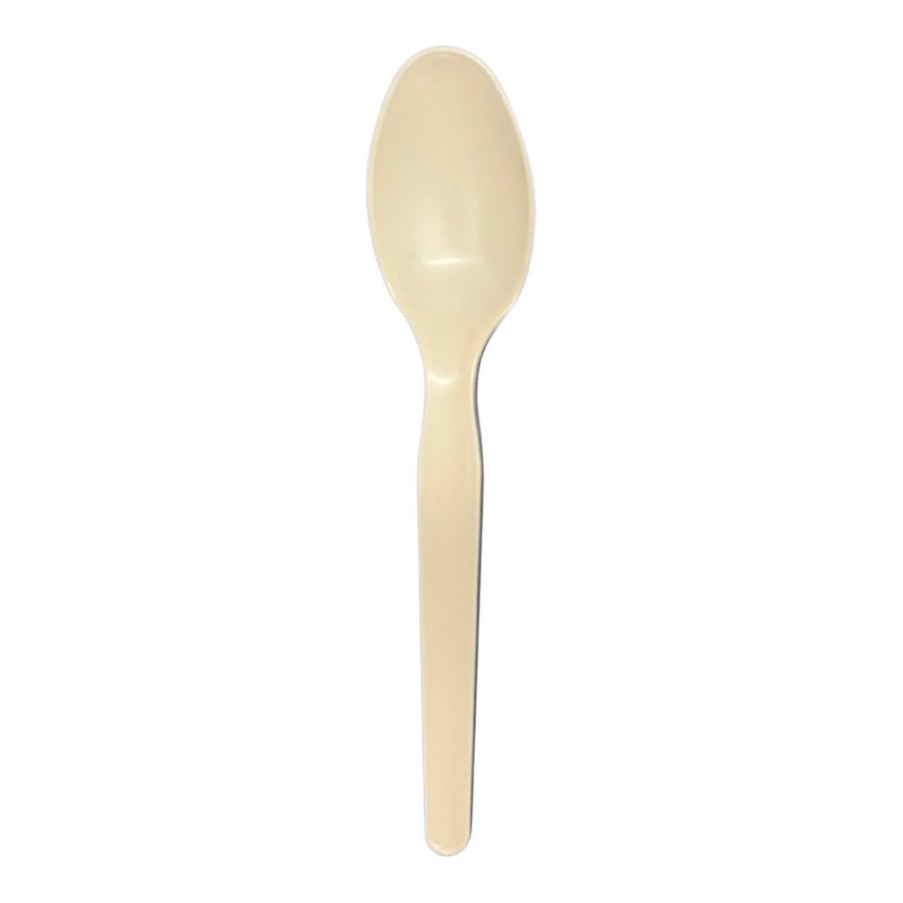 StrawFish 6" Up-Cycled Natural Spoon - 1,000/Case
