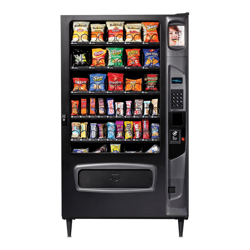 Selectivend 40-Selection Snack Vending Machine with Coin Mechanism and ...