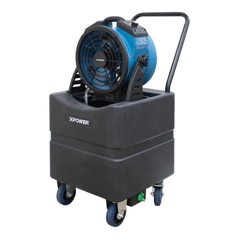 XPOWER Portable Variable-Speed Battery-Powered Indoor / Outdoor Cooling ...