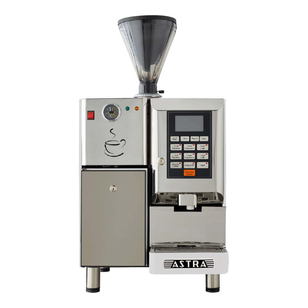 Astra SM-111-WH SM111 Super Mega I Gloss White Automatic Coffee Machine ...