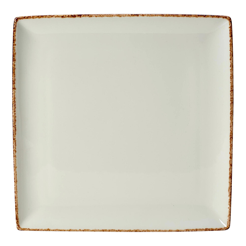 Steelite Performance Brown Dapple 10 1/2" Square Tray - 6/Case