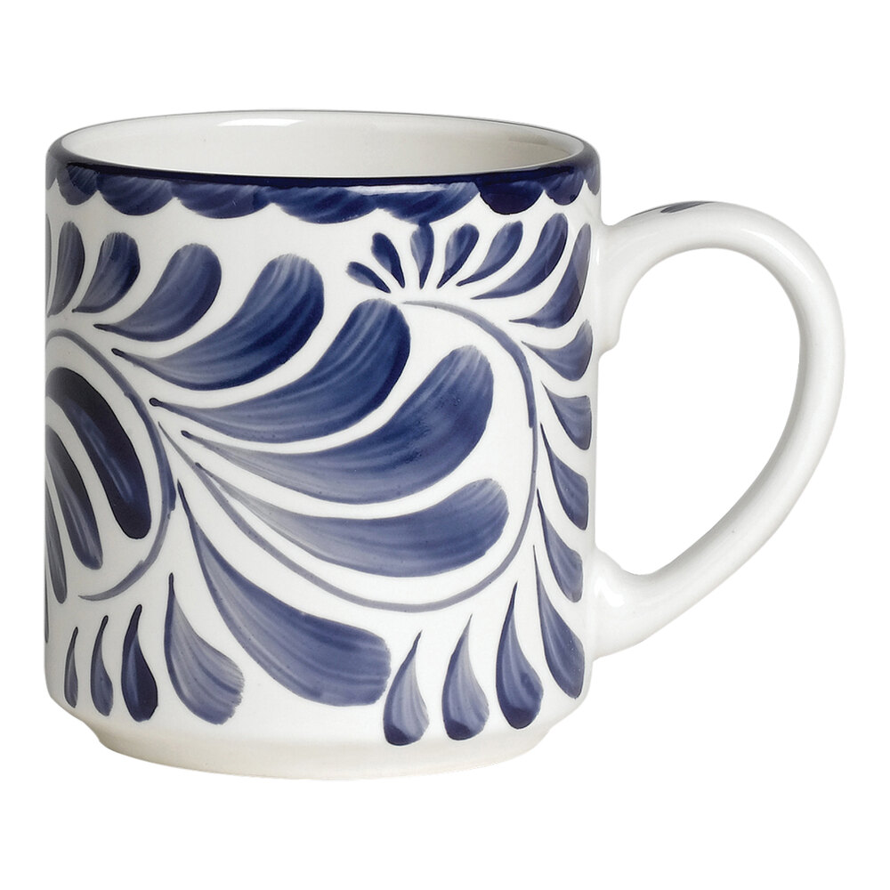 Anfora Blue Puebla from Steelite International 10 oz. Acapulco Mug - 24 ...