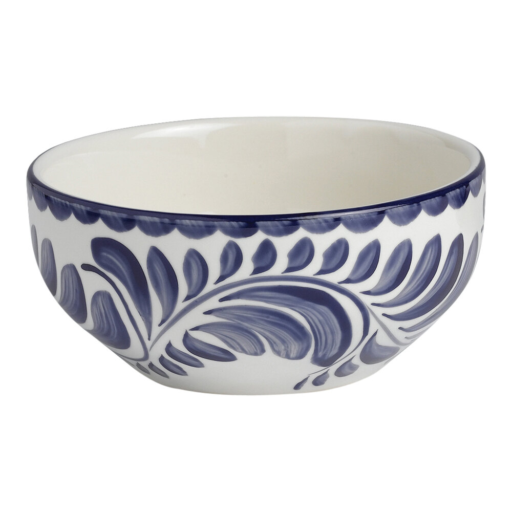 Anfora Blue Puebla from Steelite International 13.5 oz. Oatmeal Bowl ...