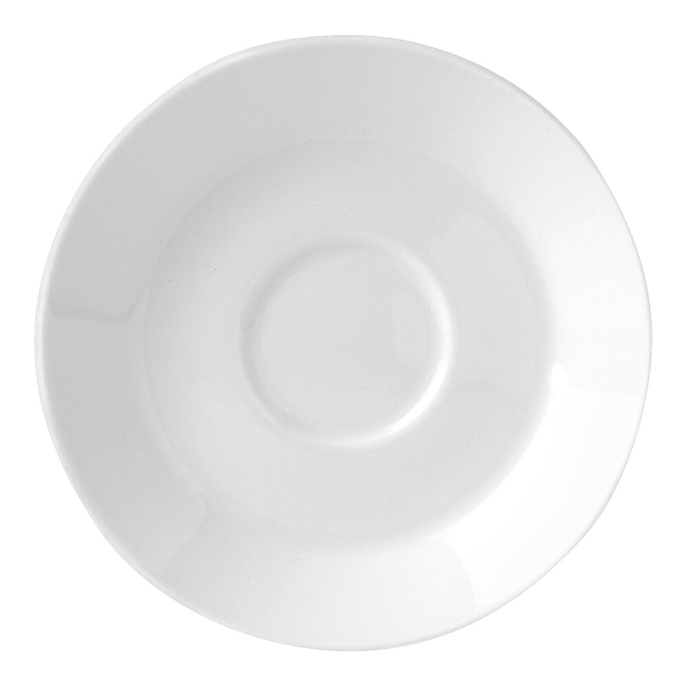 Steelite Distinction Monaco Vogue 4 5/8" Single Well Saucer - 36/Case