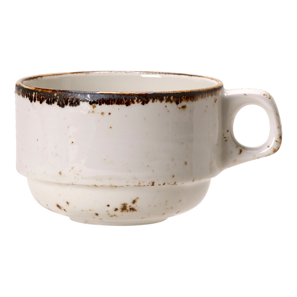 Steelite Performance Craft 10 oz. White Stack Cup - 36/Case