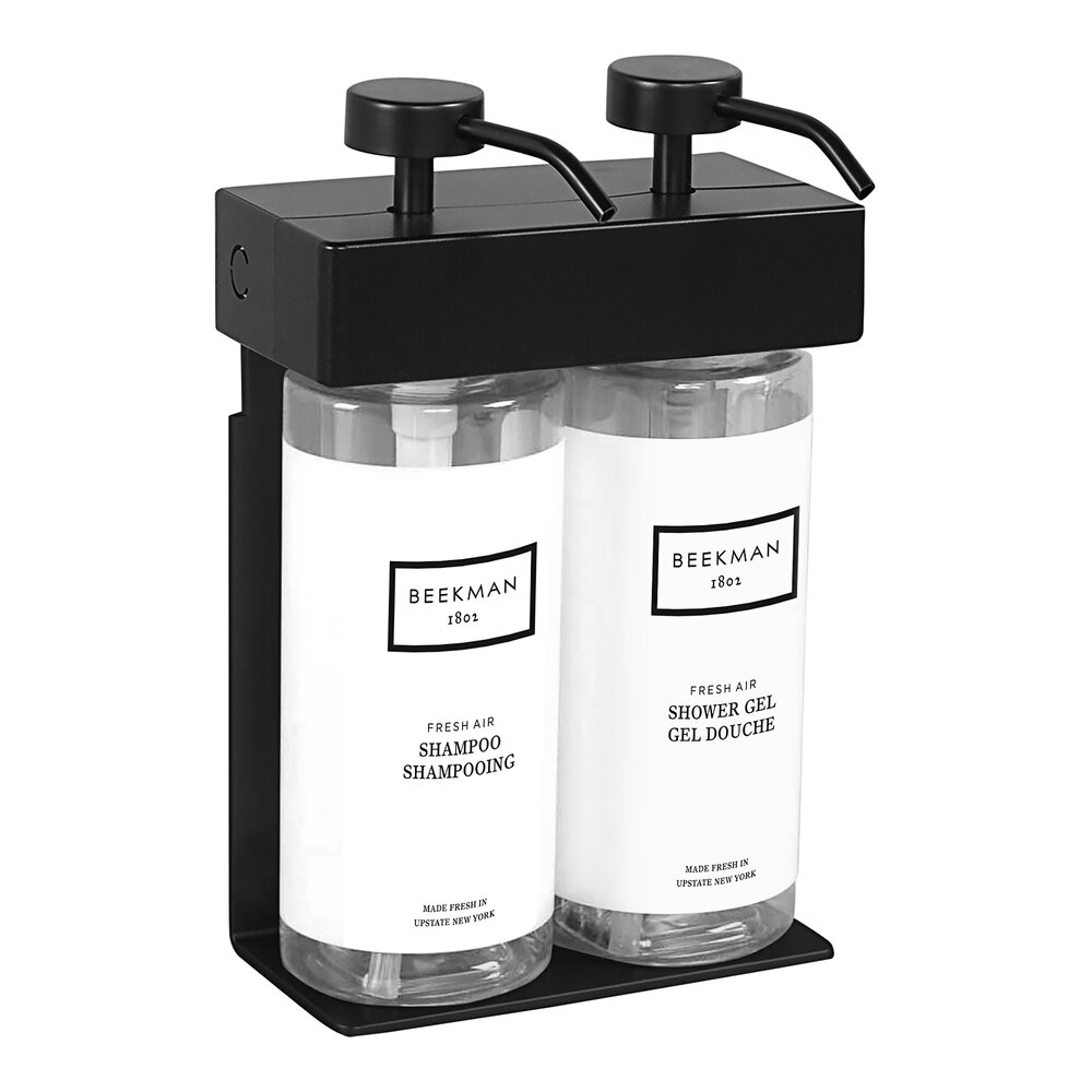 Dispenser Amenities 39288-03-BKFA SOLera 24 oz. Black ABS Plastic Wall ...