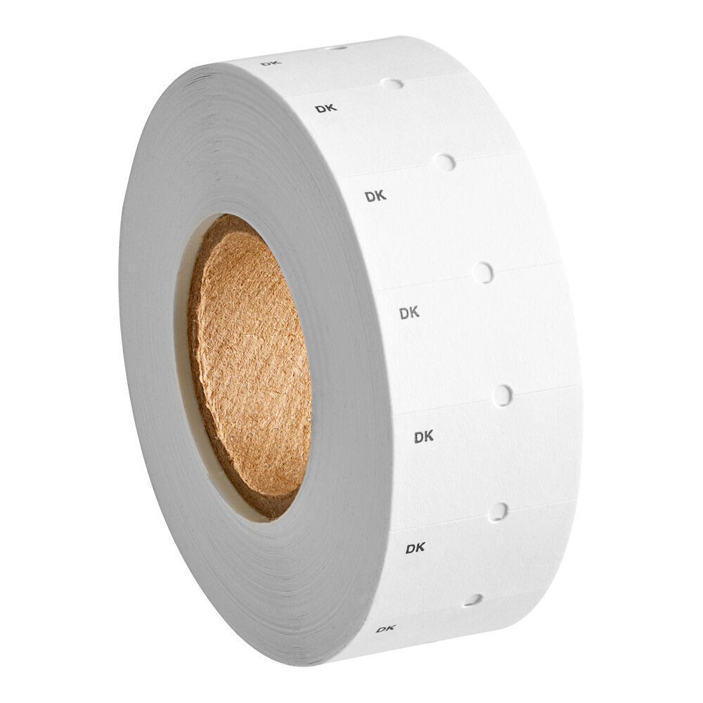 DayMark DuraMark™ Express 7/8" x 1/2" 1,000-Count White Permanent Date Coder Label for Speedy ...