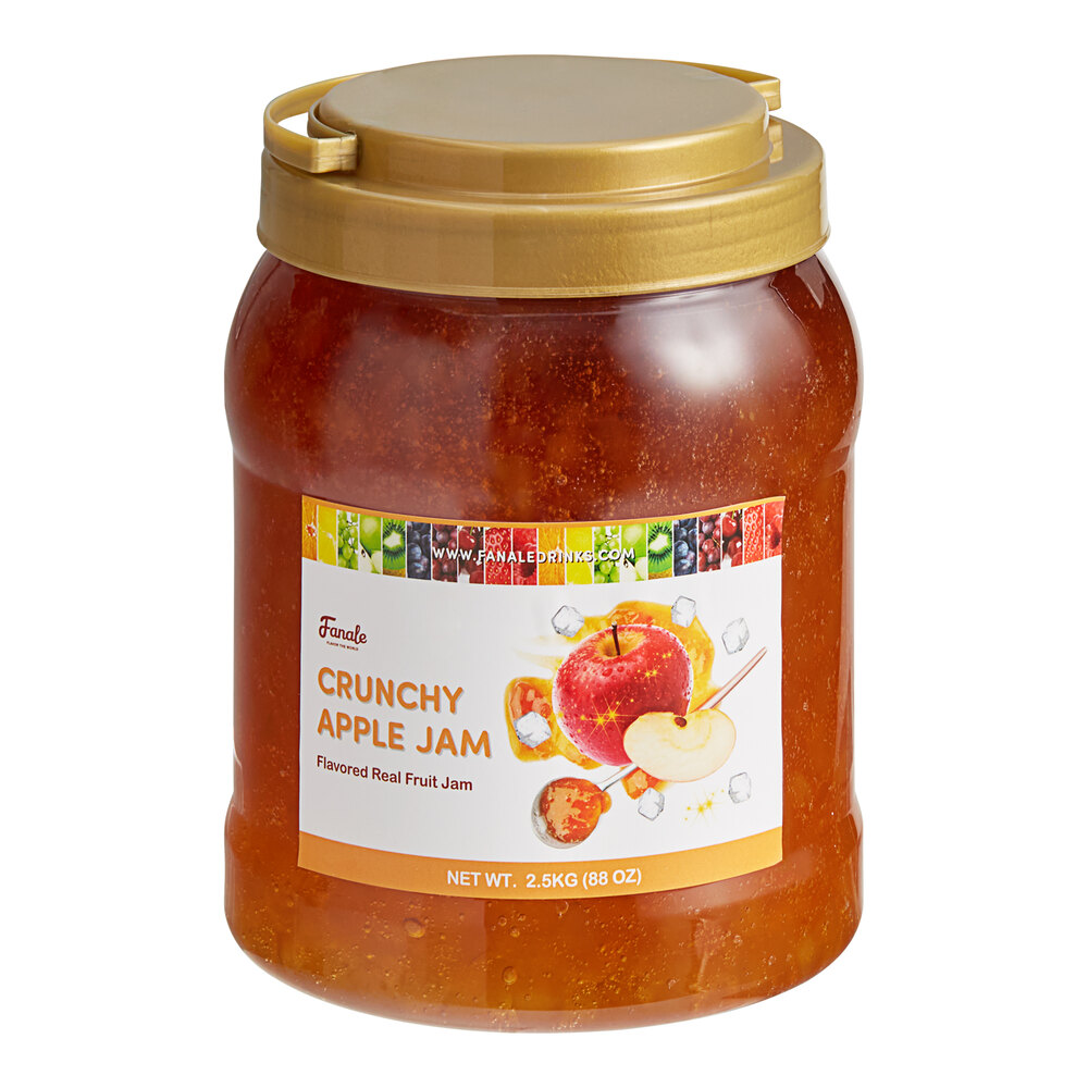 Fanale Crunchy Apple Fruit Jam / Smoothie Topping 5.5 lb. - 6/Case