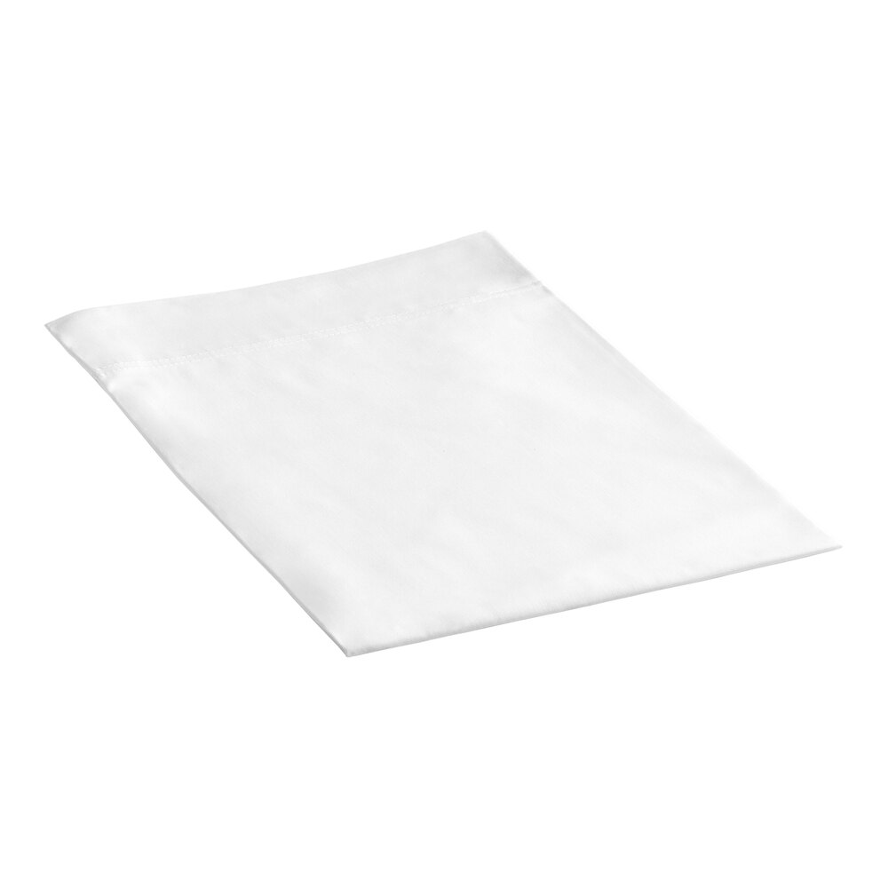 Oxford T400 Ultra 42" x 36" Standard Size White 100% Cotton Pillowcase ...