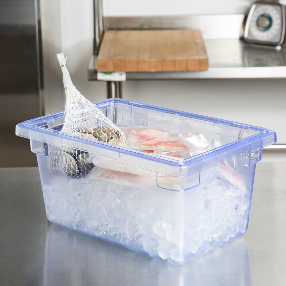 Carlisle 10612C14 StorPlus Blue Food Storage Box - 18" x 12" x 9"