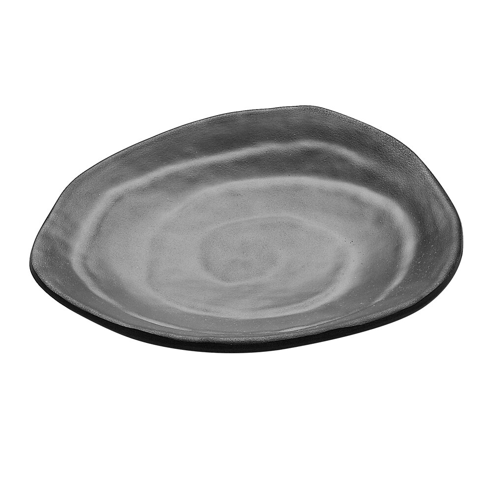 Elite Global Solutions JWT64 Zen 5 1/8" Black Irregular Edge Triangle ...