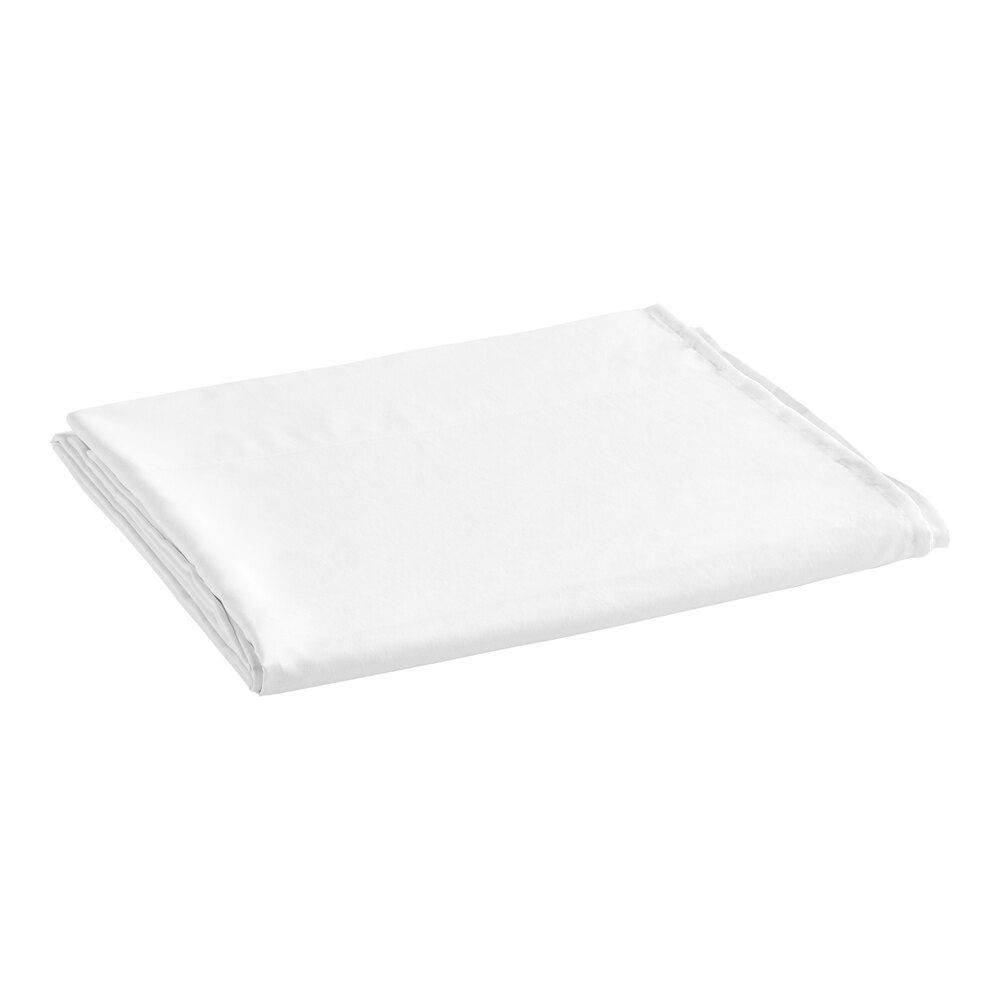 Oxford Micro Superblend 100% Polyester Microfiber White Fitted Sheet ...