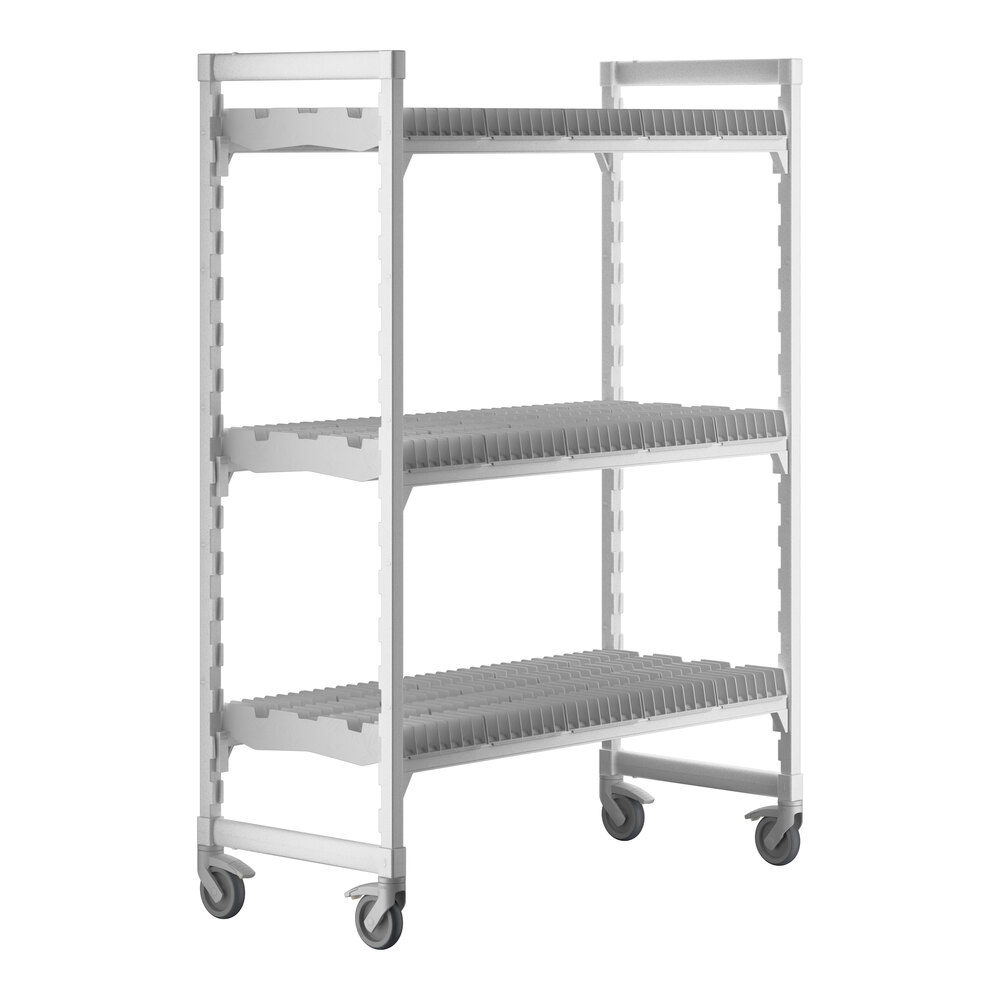 Cambro CPMU246075DRPKG Camshelving® Premium Speckled Gray Drying Rack ...