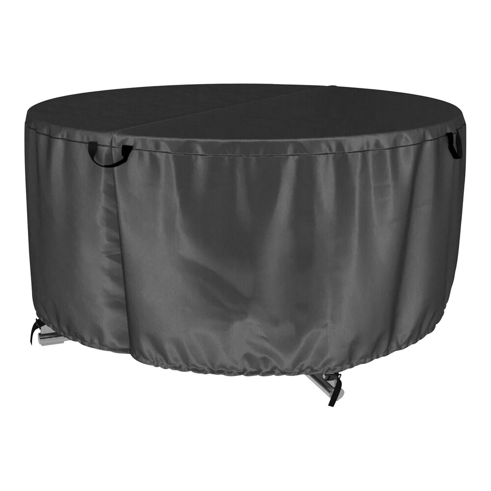 California Umbrella 36" x 18" Black Round Protective Cover for Medium ...