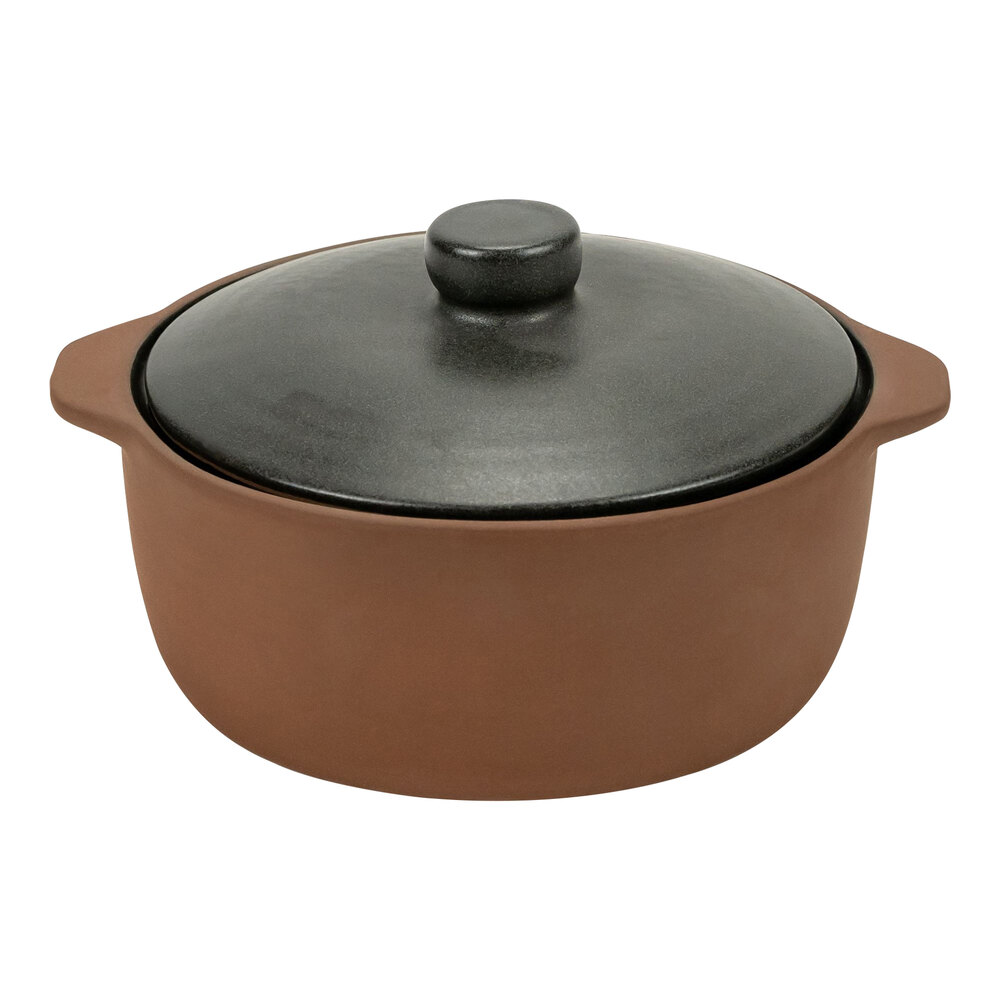 Maria Portugal Terracota Terra 17 oz. Gray Stoneware Casserole Dish ...