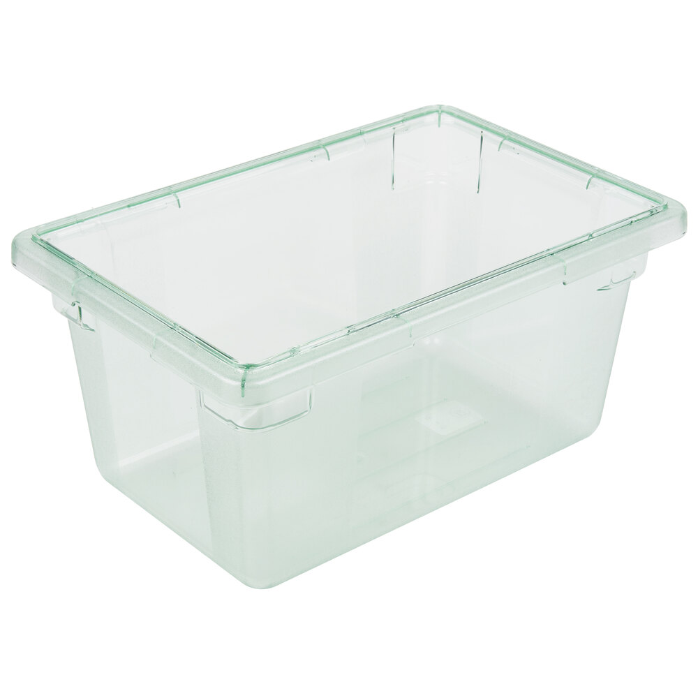 Carlisle 10612C09 StorPlus Green Food Storage Box - 18" x 12" x 9"