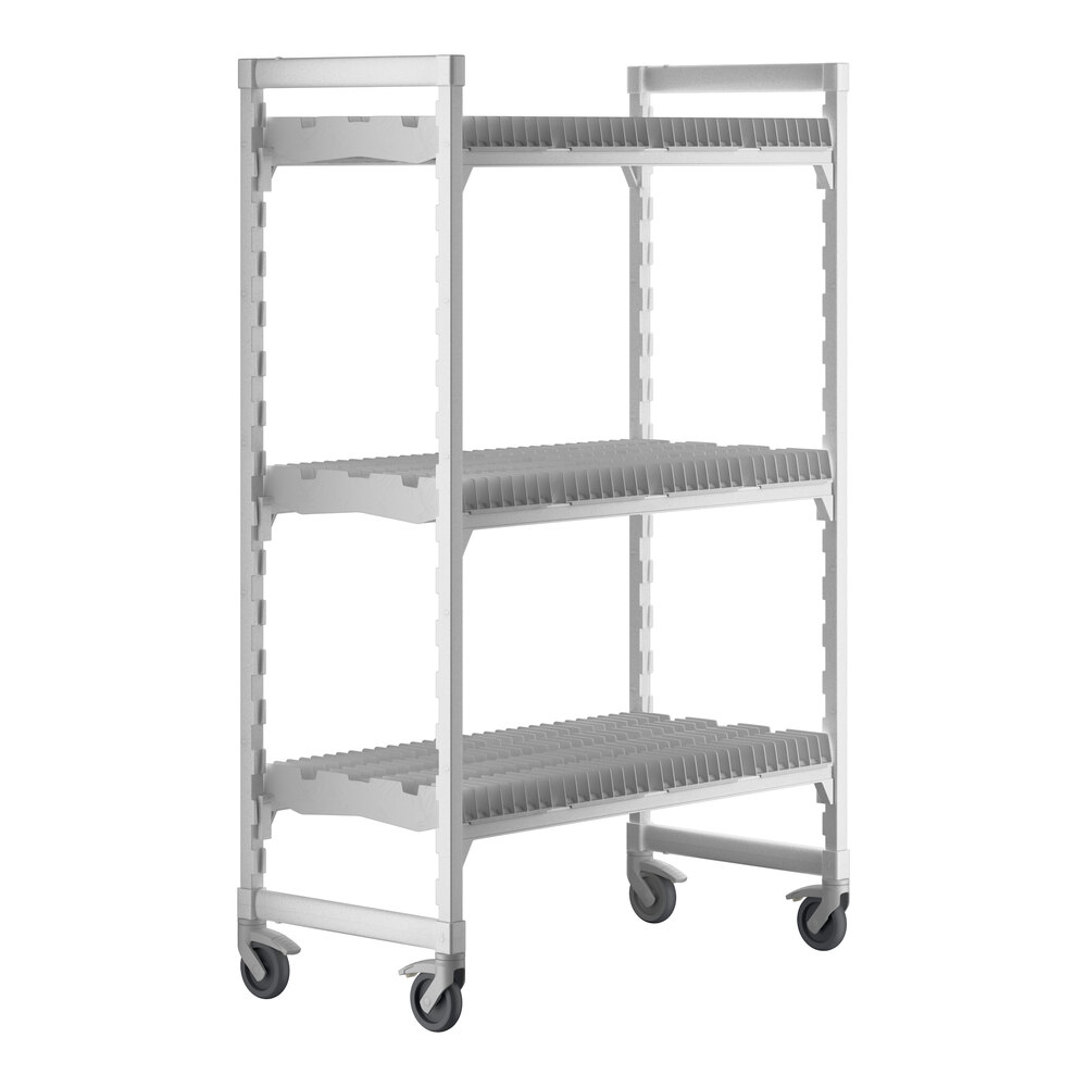 Cambro CPMU244875DRPKG Camshelving® Premium Speckled Gray Drying Rack ...