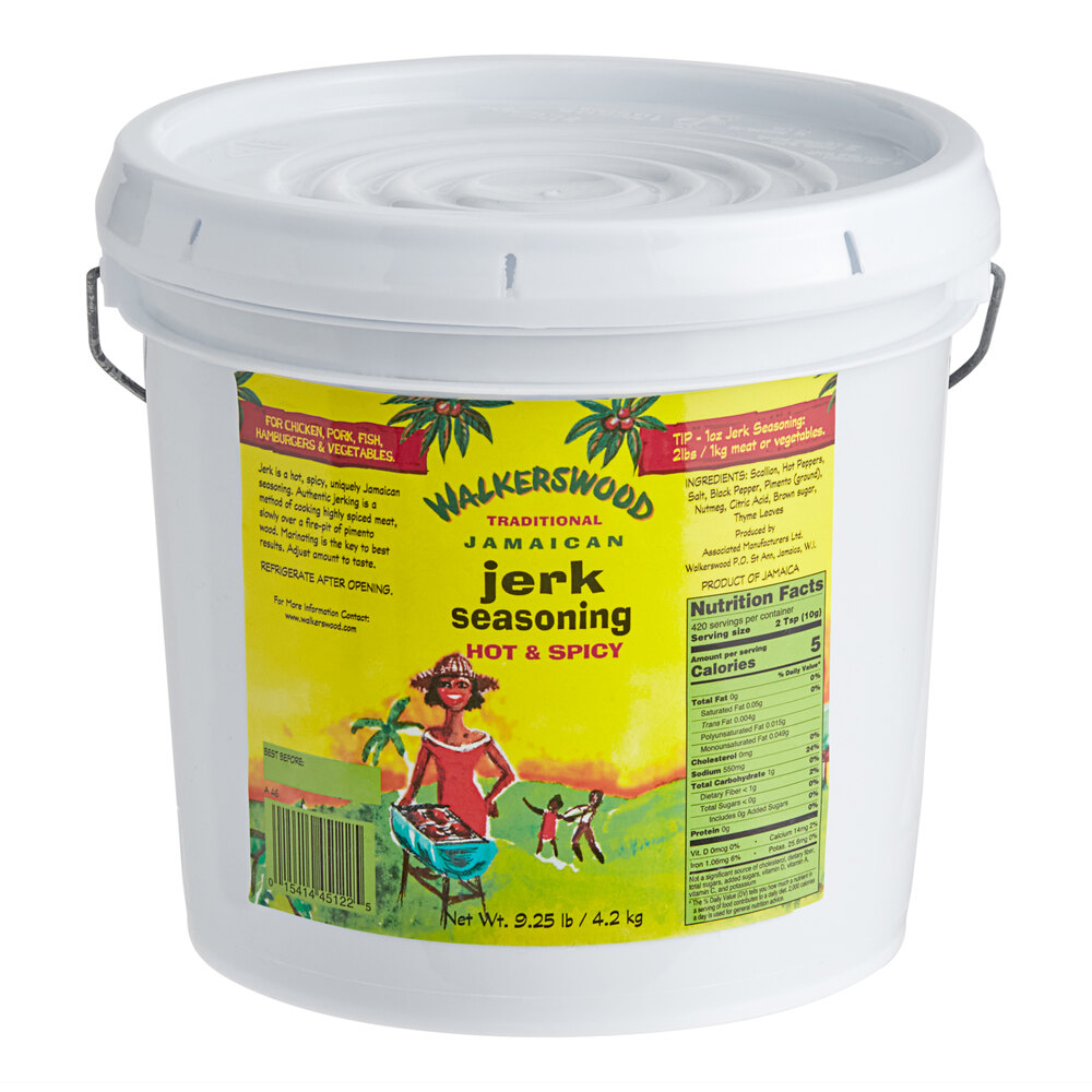 Walkerswood Hot and Spicy Jerk Seasoning 9.25 lb. - 4/Case