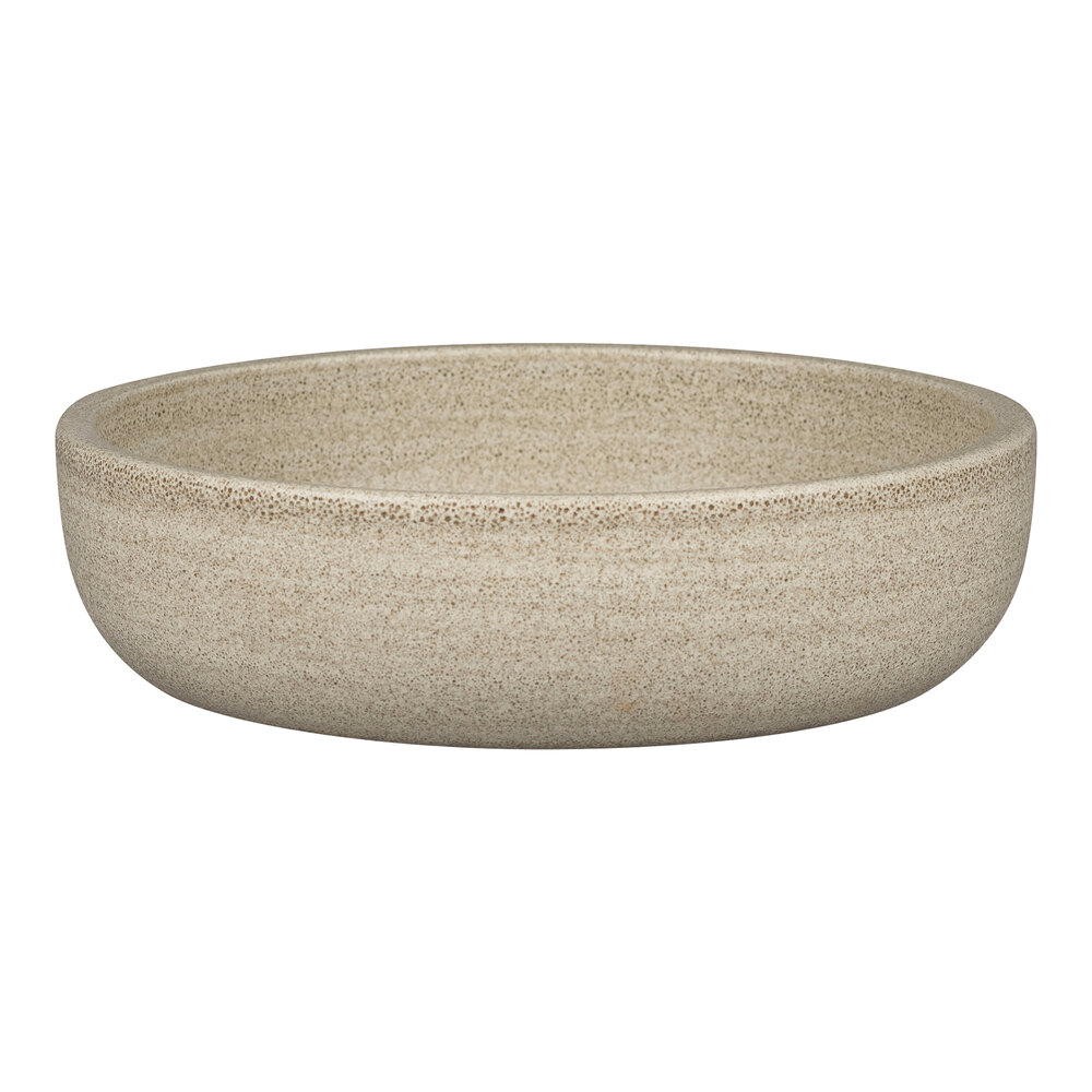 RAK Porcelain Rakstone Selva 6 5/16" Gray Porcelain Deep Plate - 4/Case