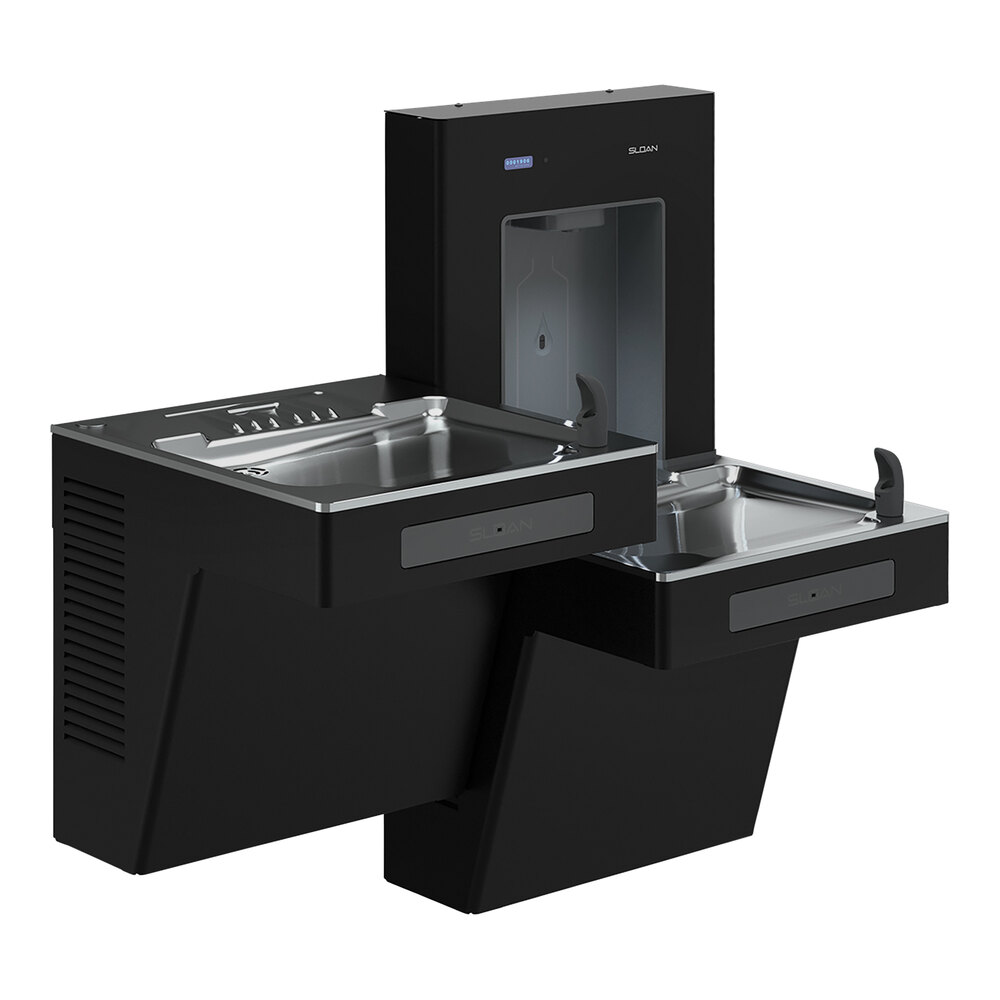 Sloan 33820030 DropSpot 8 GPH Black Powder-Coated Steel Wall-Mount ...