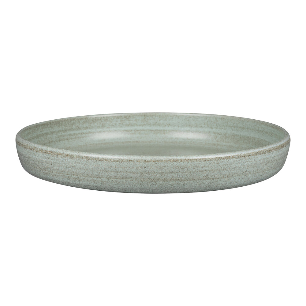 RAK Porcelain Rakstone Selva 11" Aqua Green Porcelain Deep Plate - 2/Case