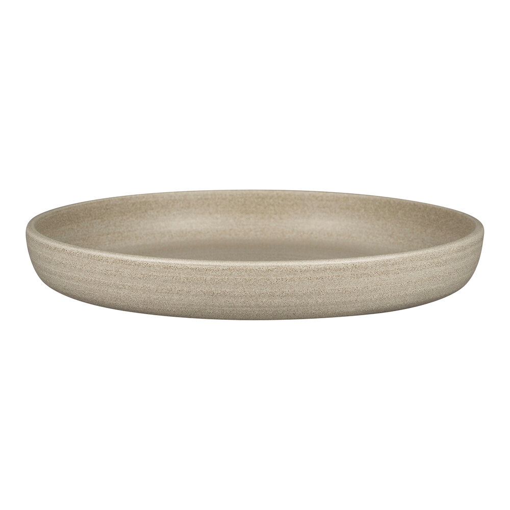 RAK Porcelain Rakstone Selva 11 5/8" Gray Porcelain Deep Plate - 2/Case