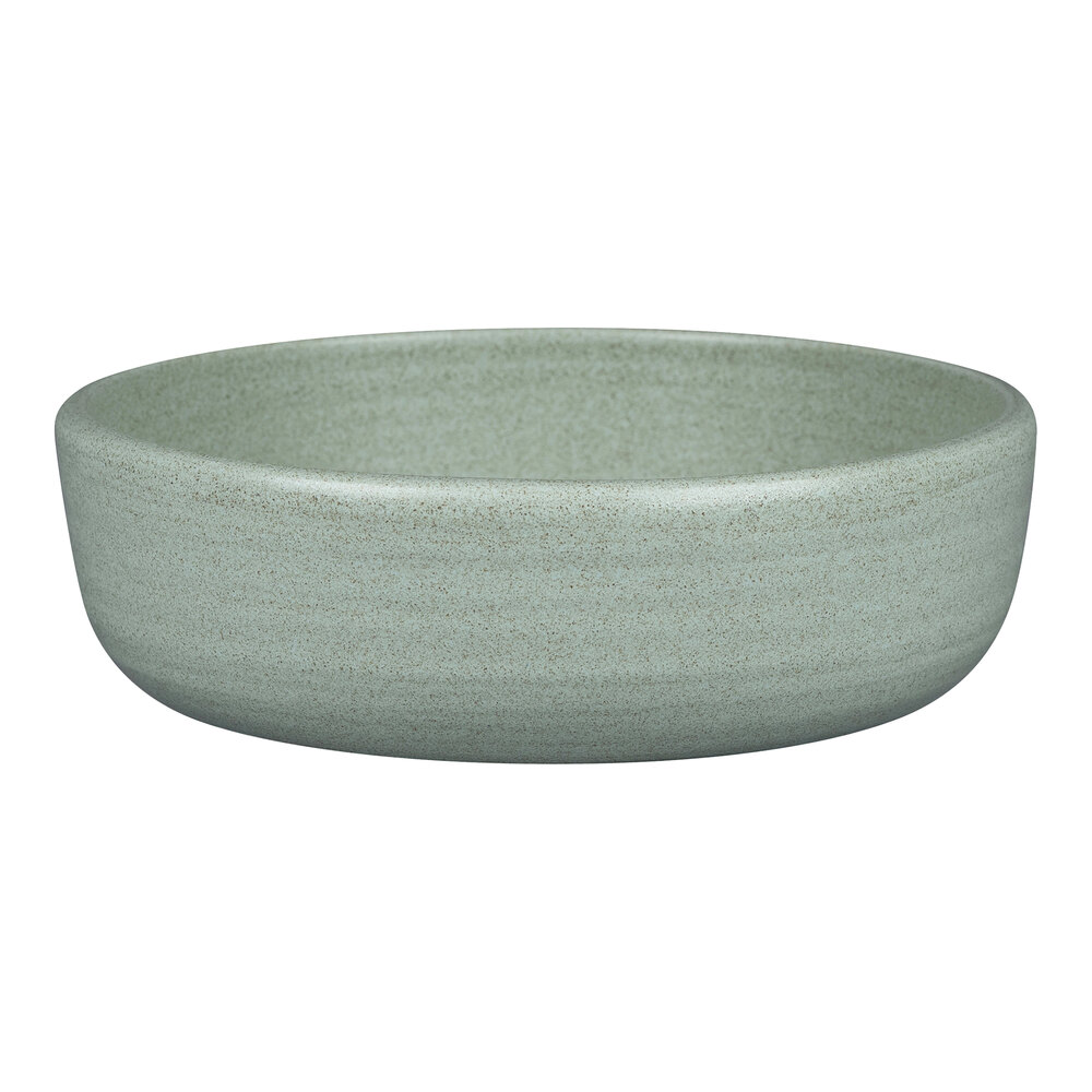 RAK Porcelain Rakstone Selva 23.65 oz. Aqua Green Porcelain Bowl - 4/Case
