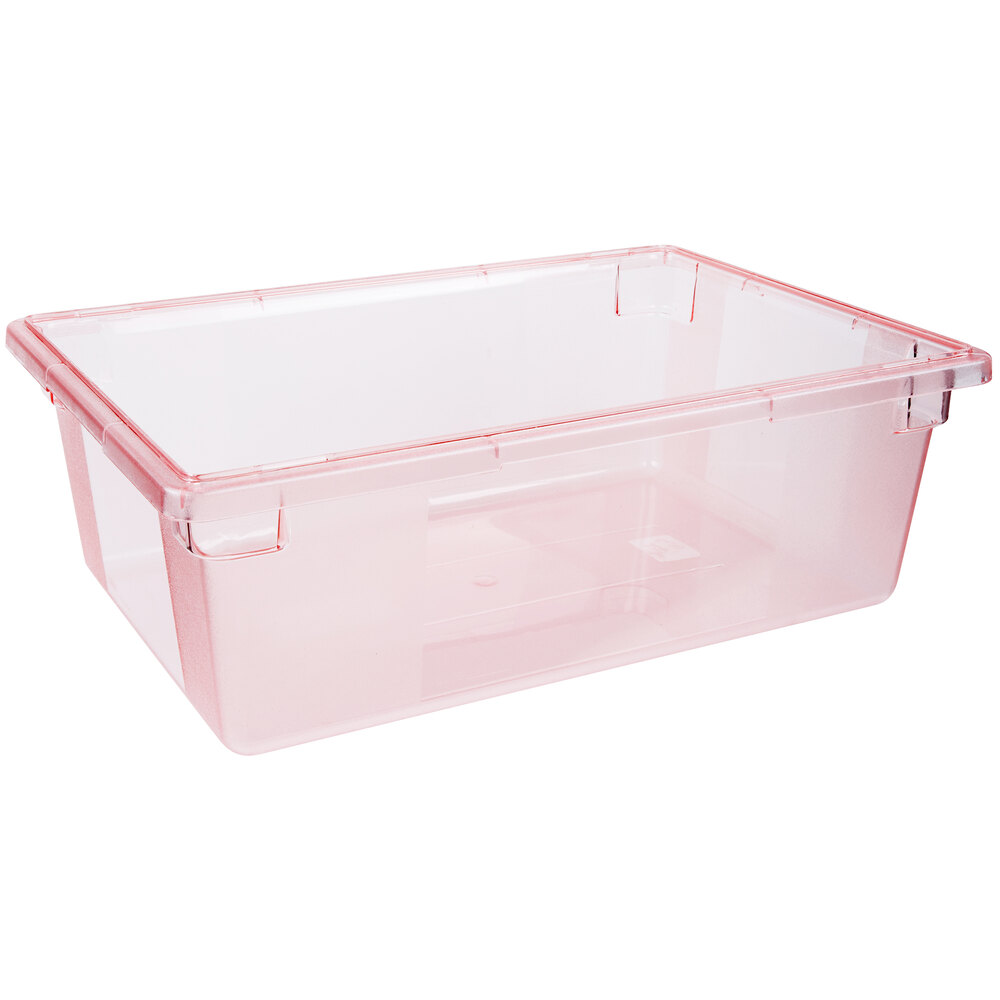 Carlisle 10622C05 StorPlus Red Food Storage Box - 26" x 18" x 9"