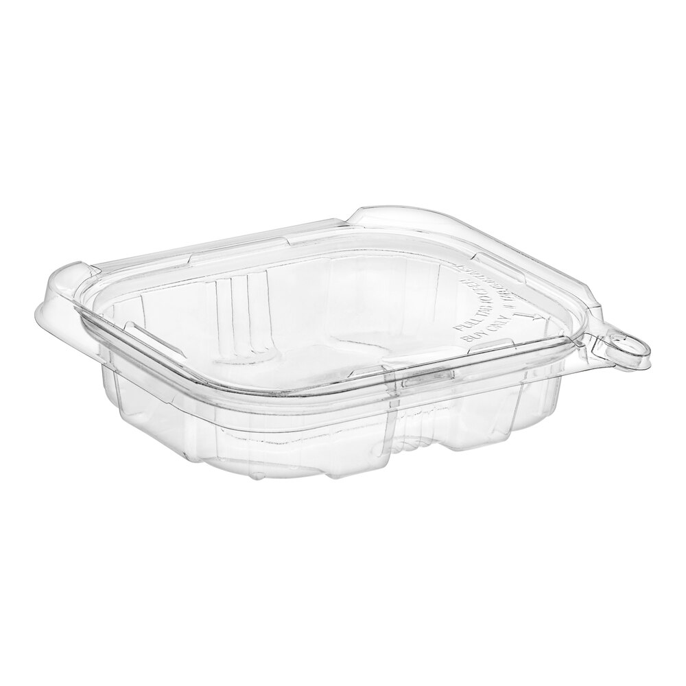 Choice TamperSafe 8 oz. Tamper-Resistant, Tamper-Evident Clear PET ...