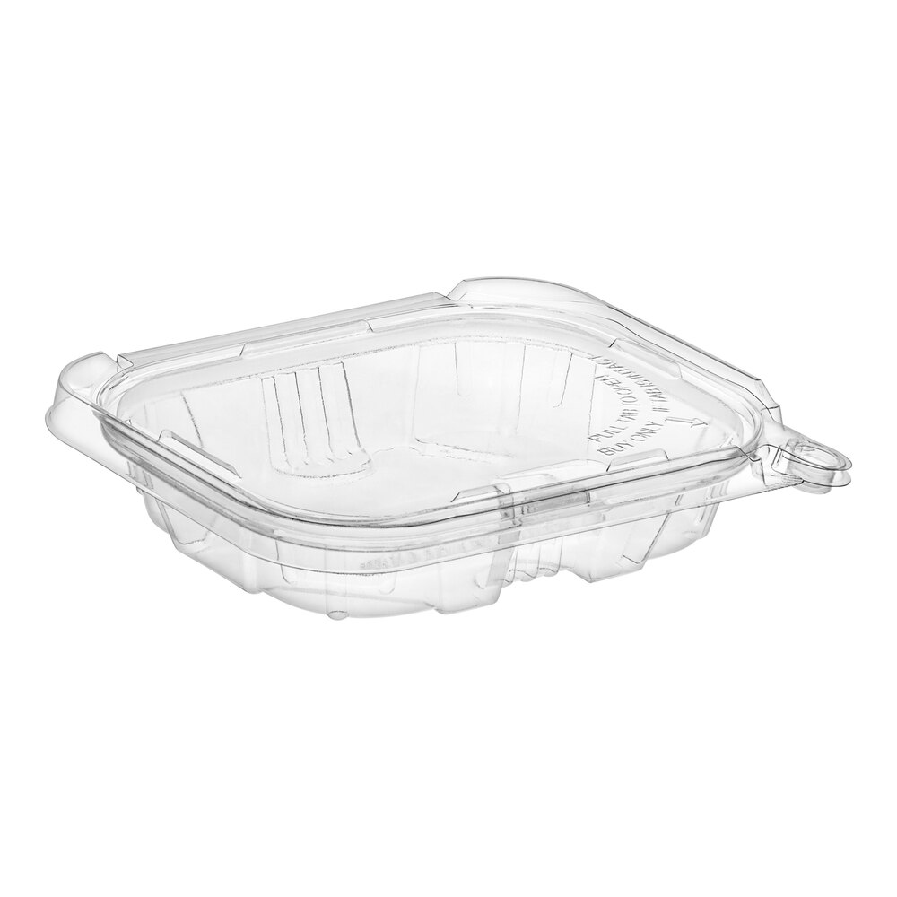 Choice TamperSafe 6 oz. Tamper-Resistant, Tamper-Evident Clear PET ...