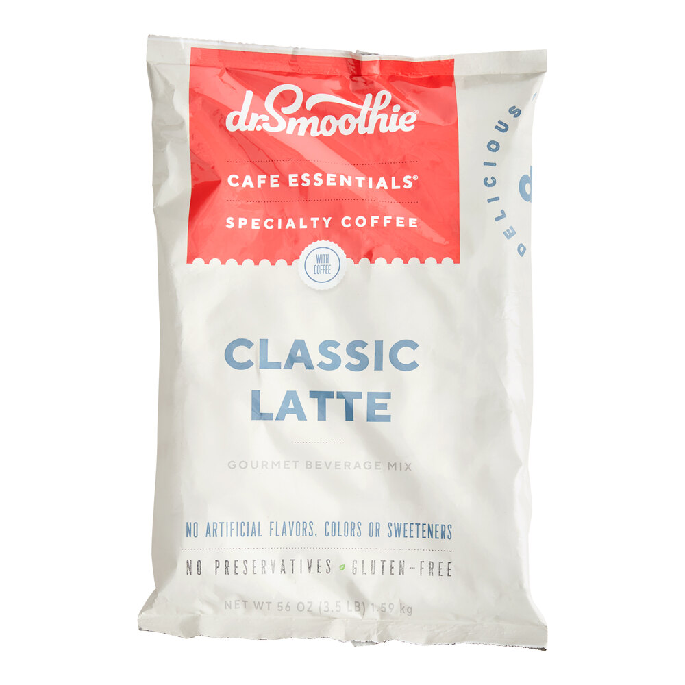 Dr. Smoothie Cafe Essentials Classic Latte Beverage Mix 3.5 lb.