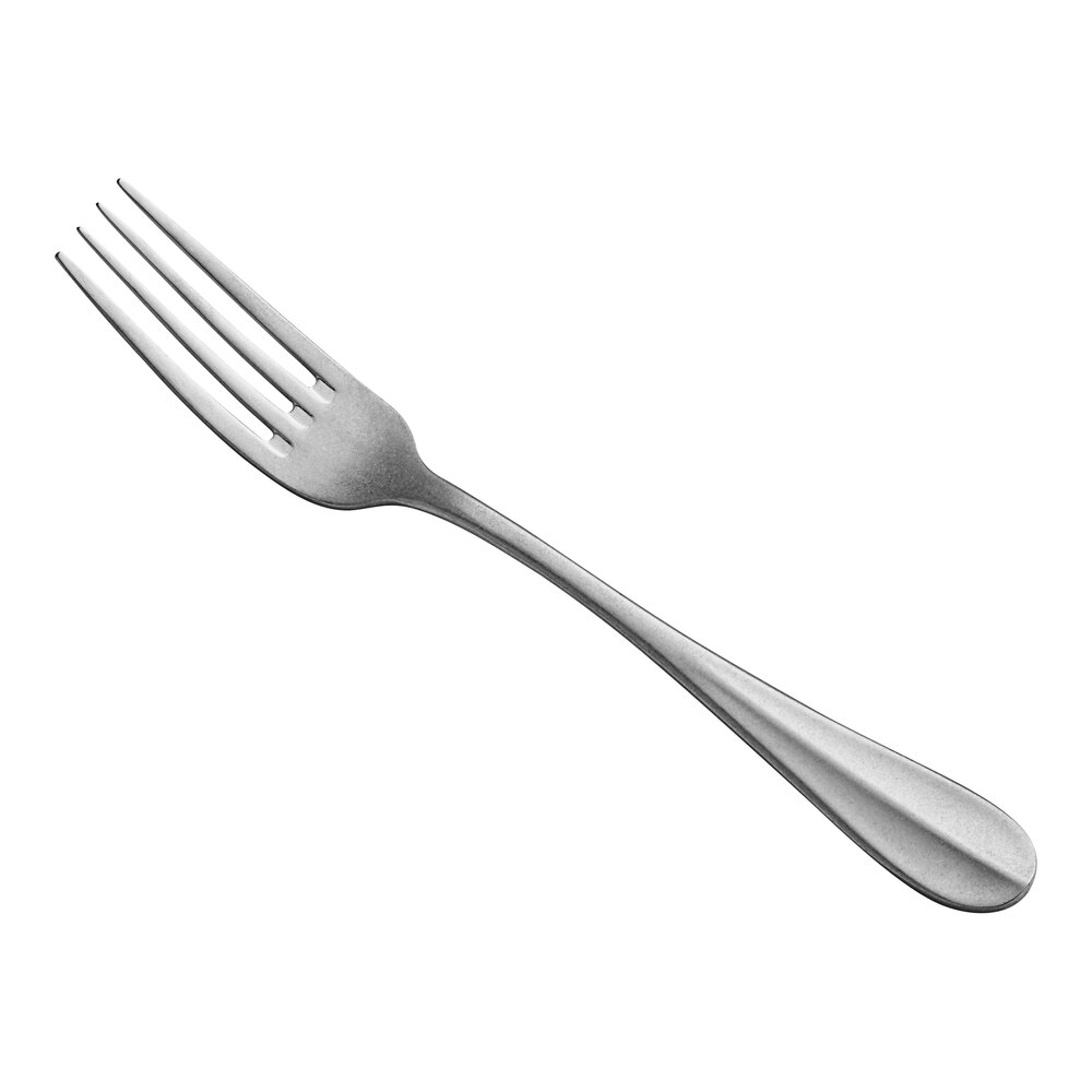 Acopa Josette 8 1/8" 18/8 Distressed Stainless Steel Extra Heavy Weight ...