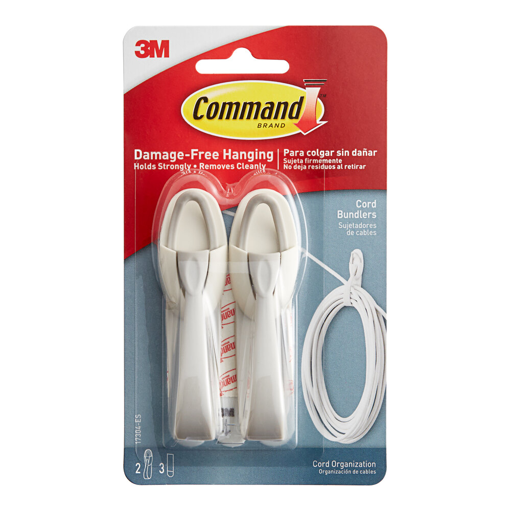 3M Command™ 7100129501 Cord Bundler - 2/Pack