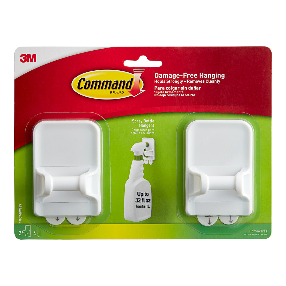 3M Command™ 7100117089 Spray Bottle Hanger - 2/Case