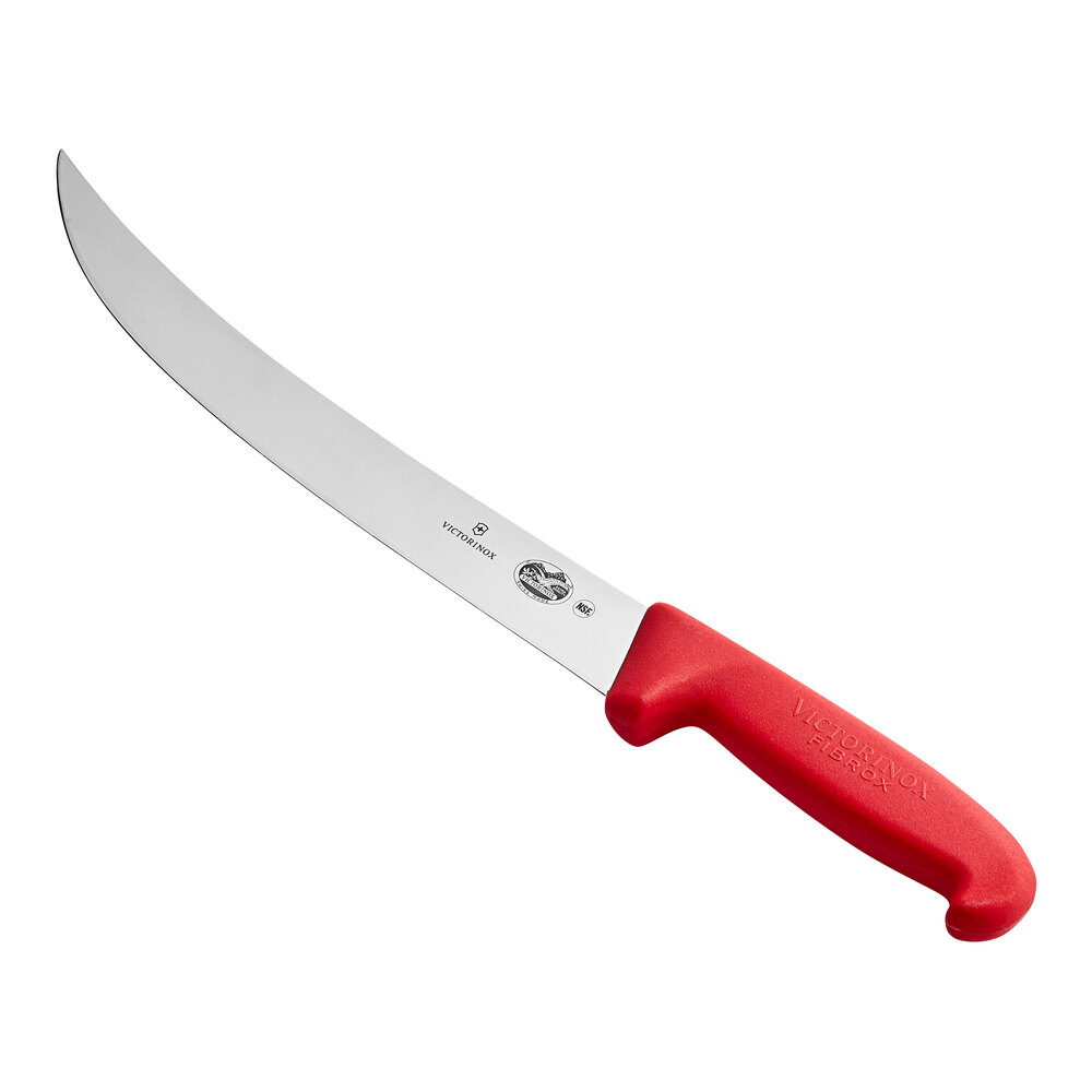 Victorinox 10" Breaking Knife with Red Fibrox Handle 5.7201.25