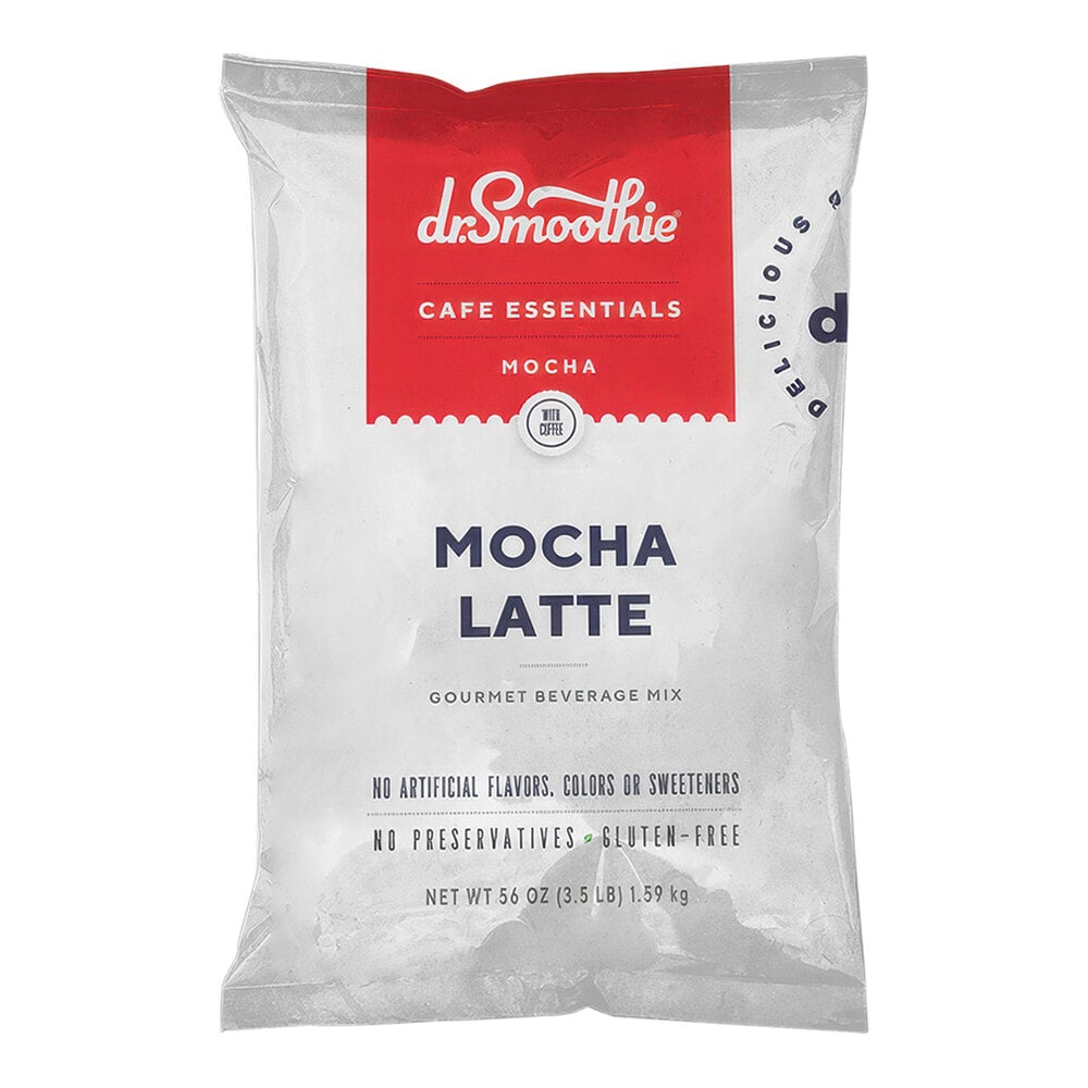 Dr. Smoothie Cafe Essentials Mocha Latte Beverage Mix 3.5 lb.