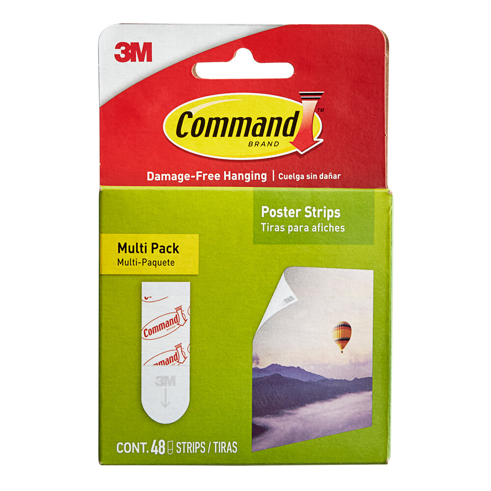 3M Command™ 7100279730 Poster Strips - 48/Pack