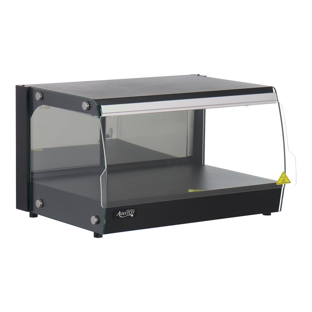 Avantco OAM1A 26" Black Countertop Merchandiser with LED Lighting and 1 ...