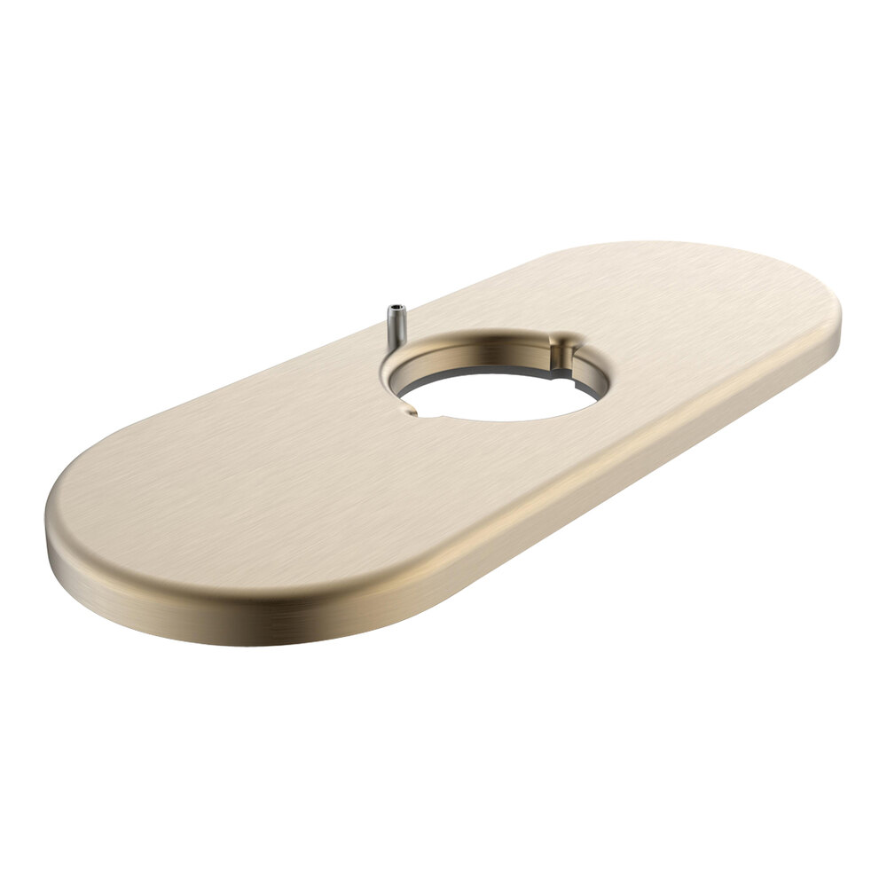 Delta Faucet 061269CZ 4" Champagne Bronze Rounded Faucet Deck Plate for ...
